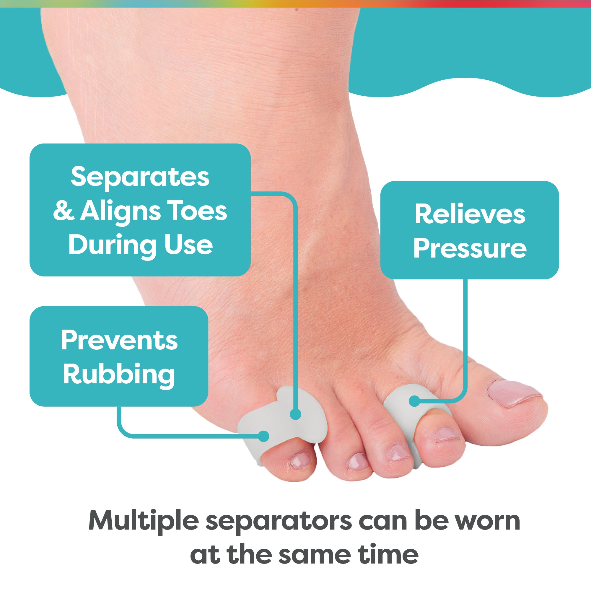 ZenToes Small Toe Corrector for Pinky Toe Bunionettes (Tailor's Bunion ...