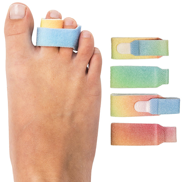 Broken and Hammer Toe Bandages Splints Wraps Relieve Toe Discomfort ...