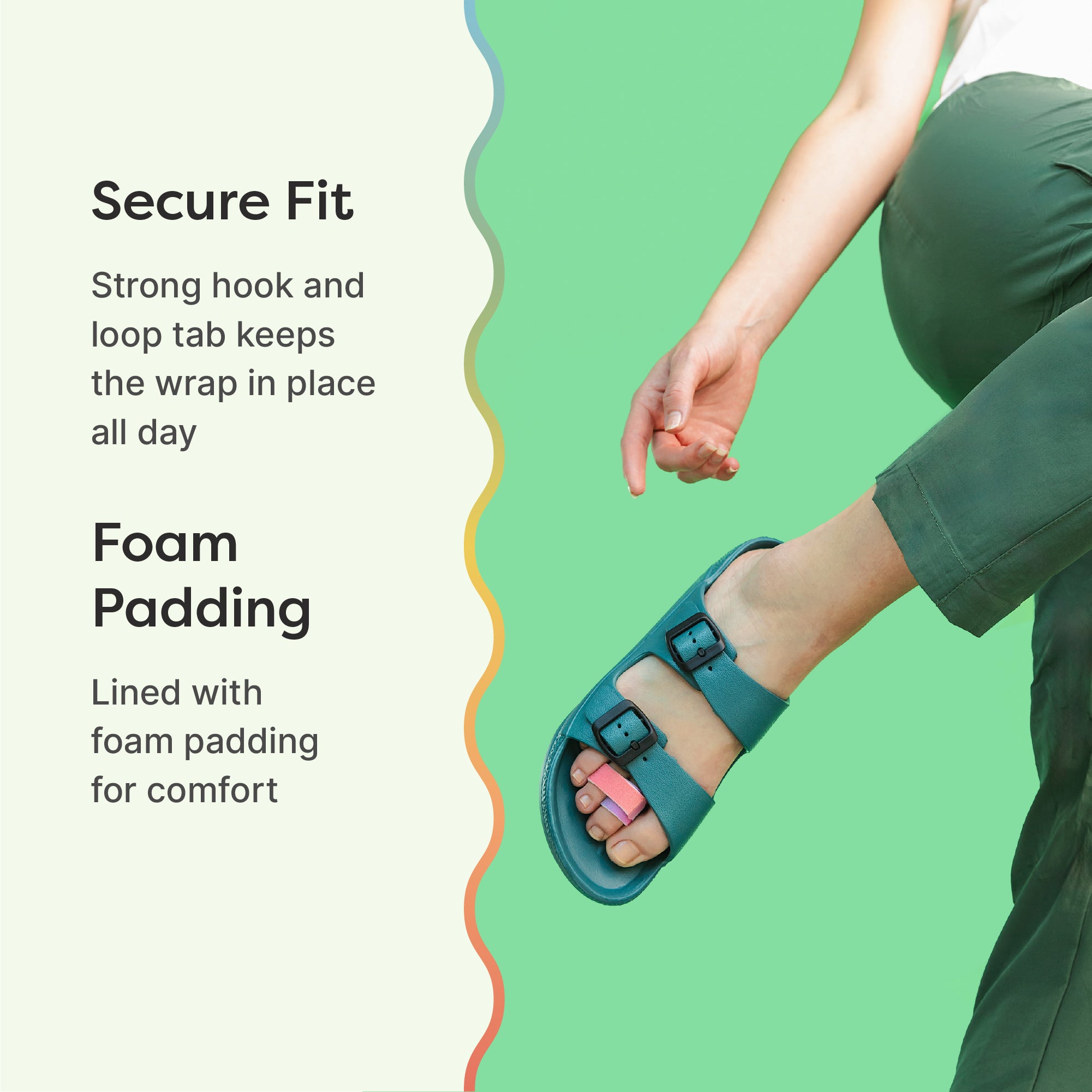 Broken and Hammer Toe Bandages Splints Wraps Relieve Toe Discomfort ...
