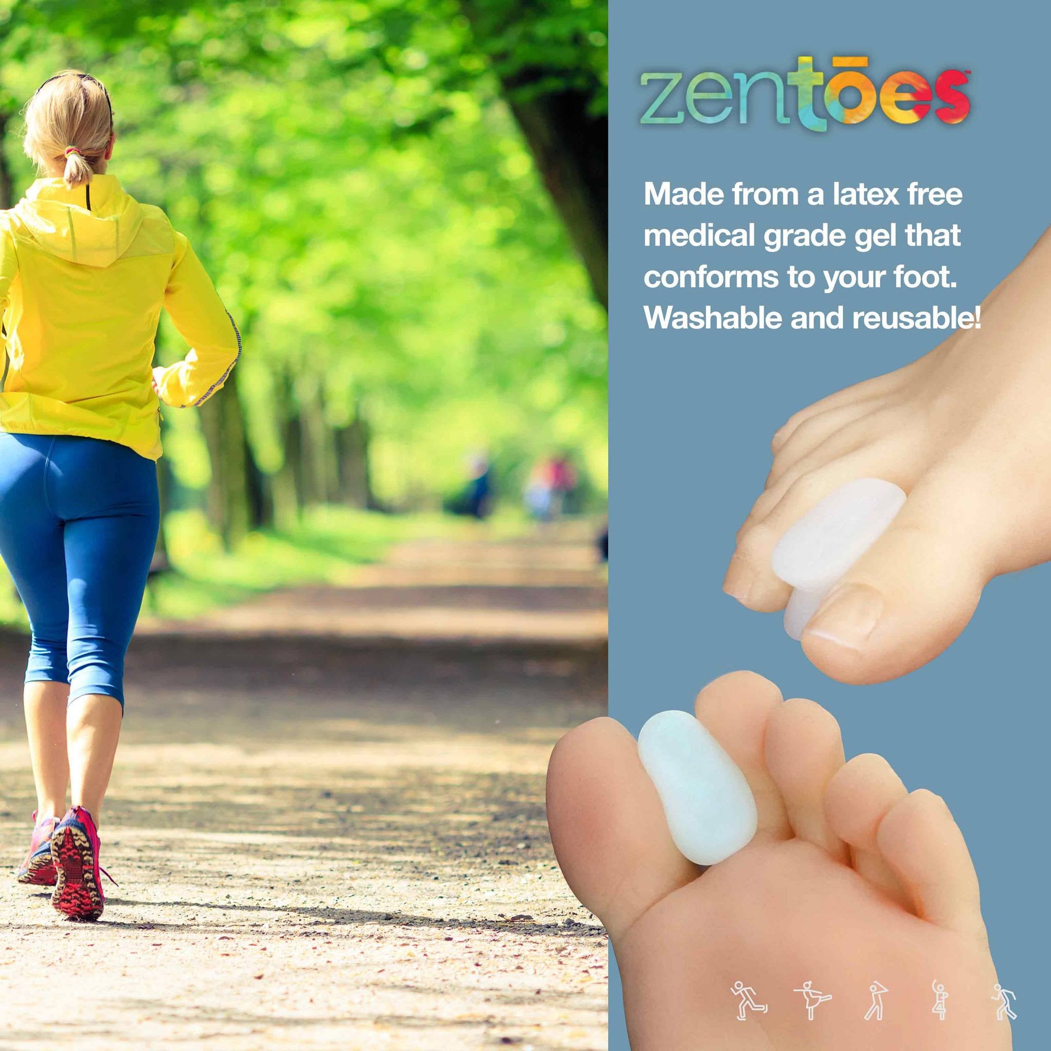 Gel Toe Separators Relieve Bunion Discomfort & Align Toes – ZenToes
