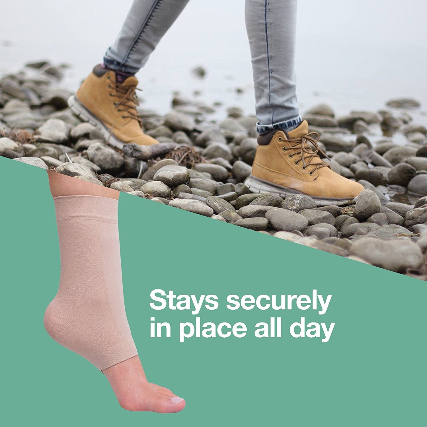 Lace Bite Pad Socks Protect Ankles from Skate or Boot Rub – ZenToes